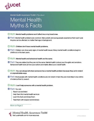 Mental Health: Myths & Facts