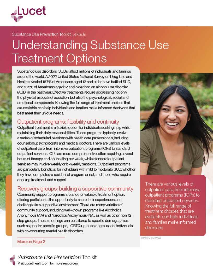 Understanding Substance Use Treatment Options
