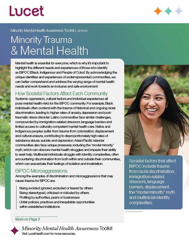 Minority Trauma & Mental Health