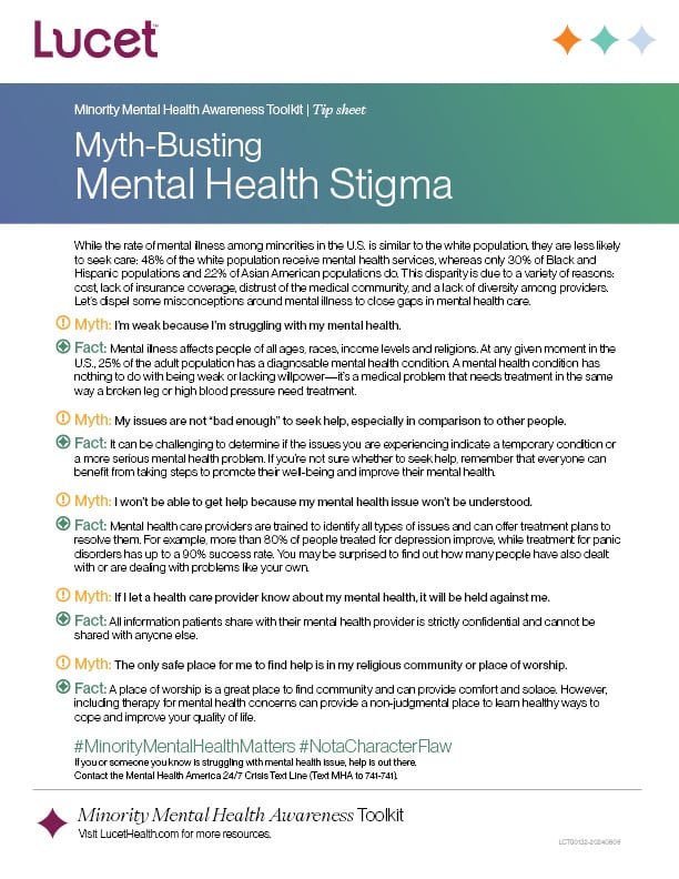 Myth-Busting Mental Health Stigma