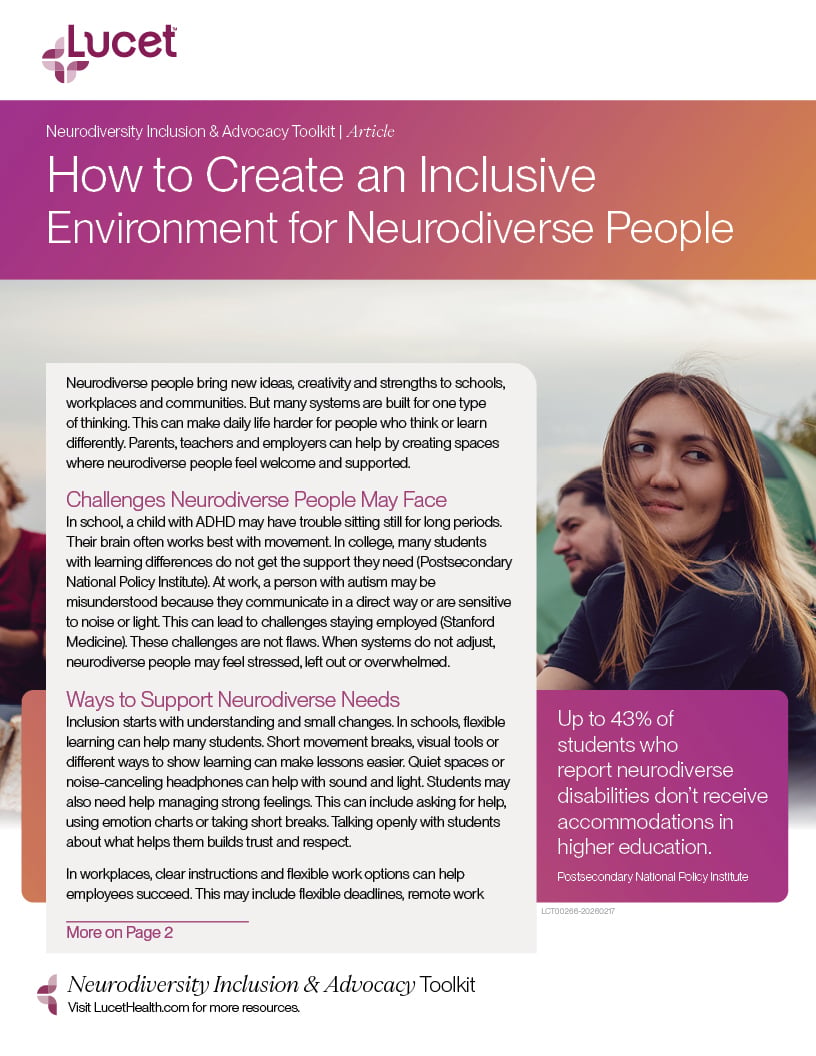 How to Create an Inclusive Environment for Neurodiverse Individuals