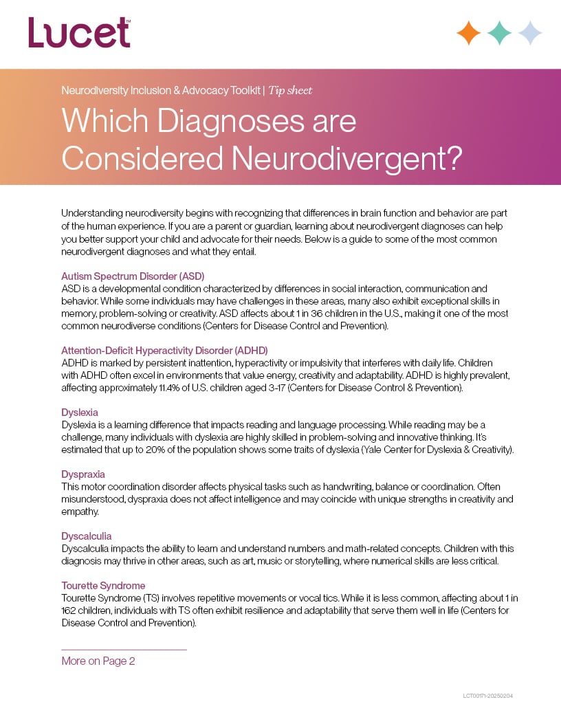 Which Diagnoses are Considered Neurodiverse?