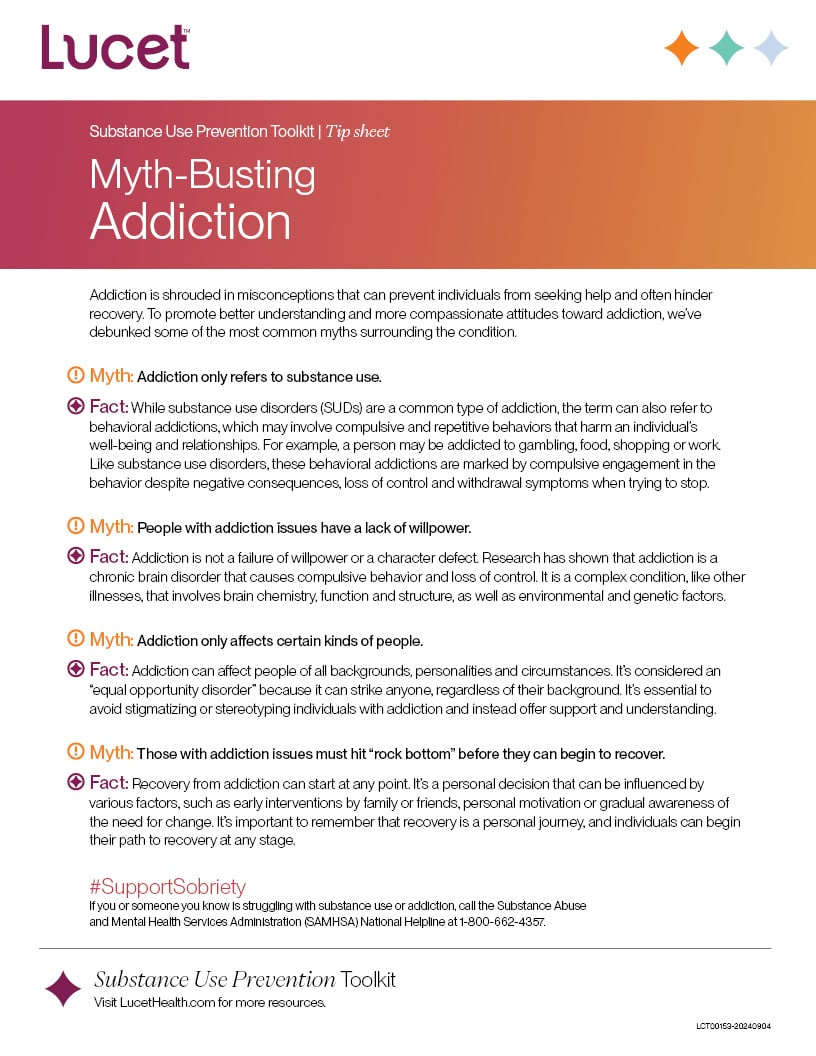 Myth-Busting Addiction