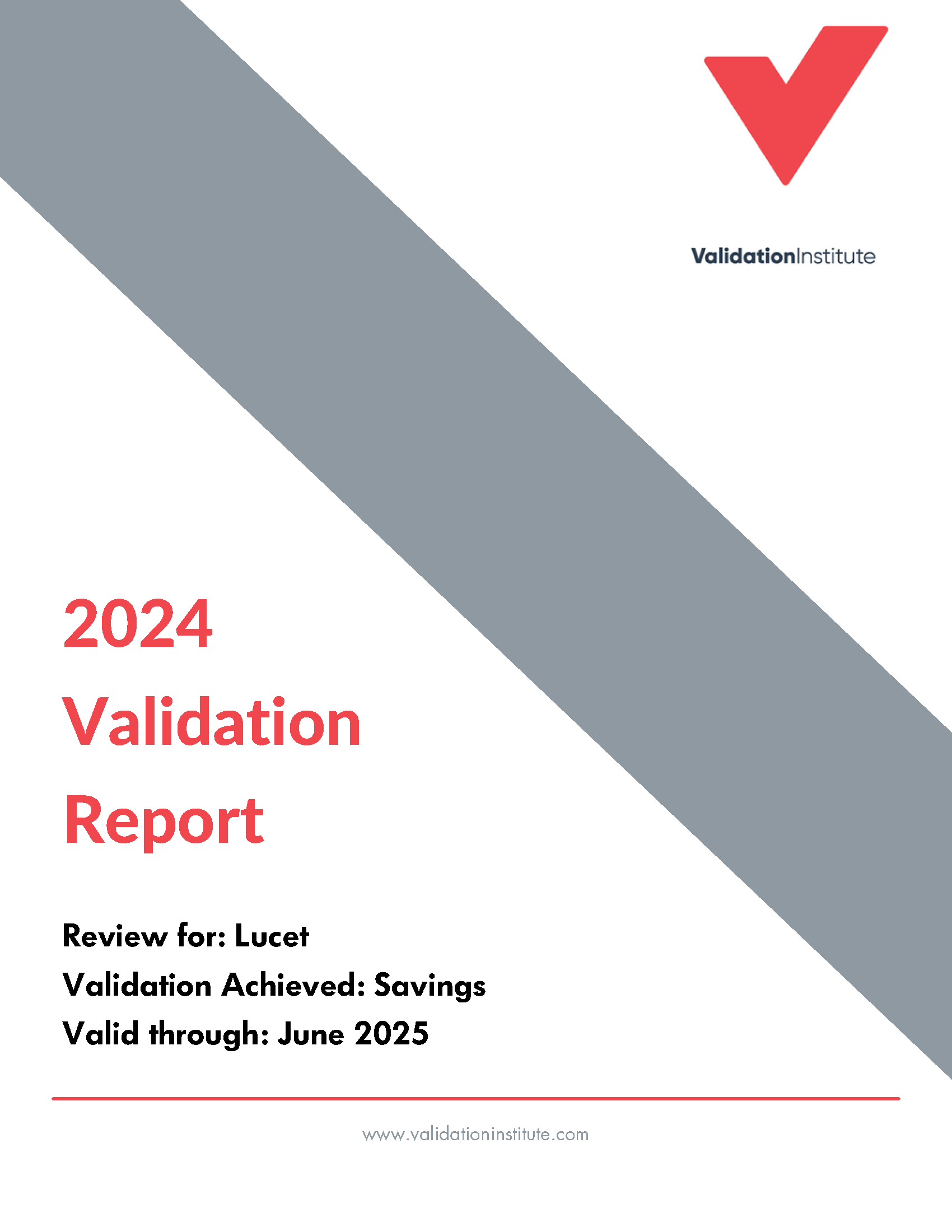 Lucet Cost Validation Report 2024