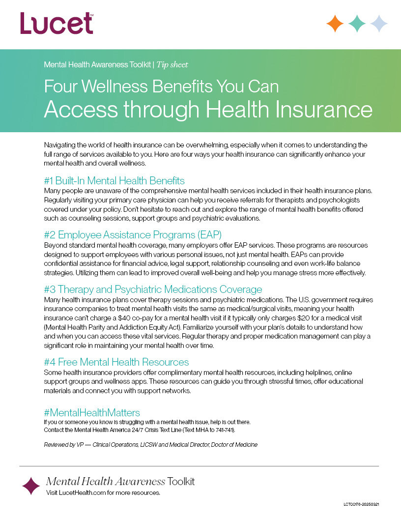 4 Wellness Benefits You Can Access through Health Insurance