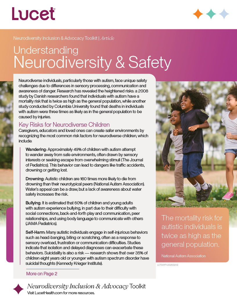 Neurodiversity, Autism & Safety