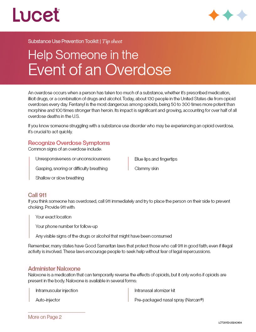 How to Help Someone in the Event of an Overdose